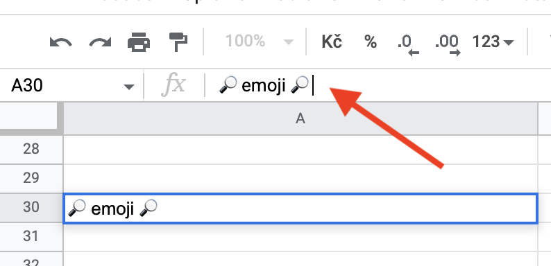 Usage emojis in Google Sheets - Sheets For Corporate